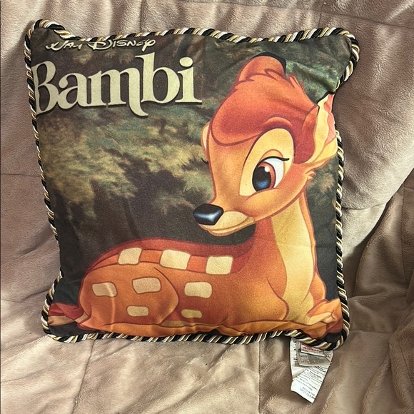 Disney | Accents | Disney Bambi Decorative Pillow | Poshmark